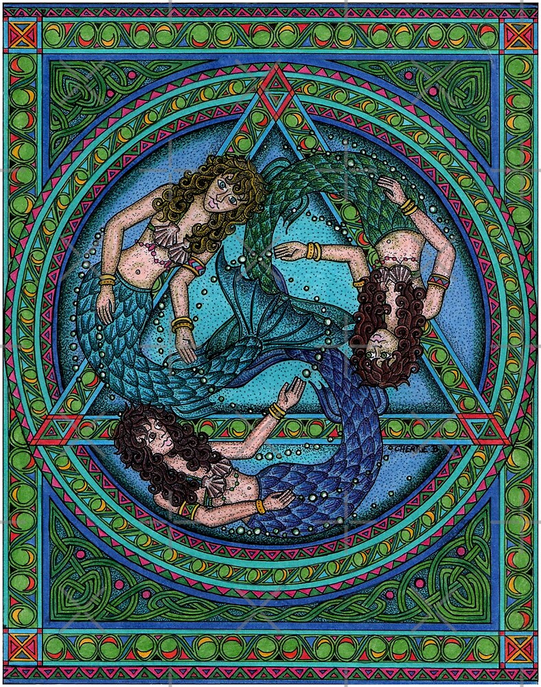 "The Three Mermaids" by CherrieB | Redbubble