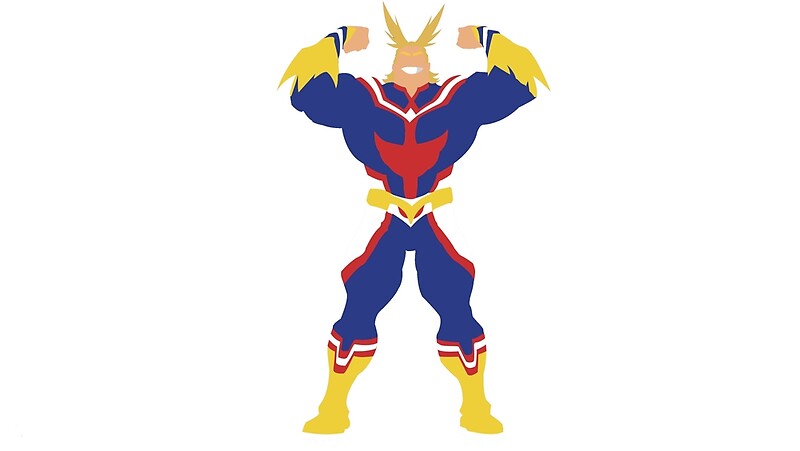 "All-Might Vector [Boku no Hero Academia]" by Hawkamura | Redbubble