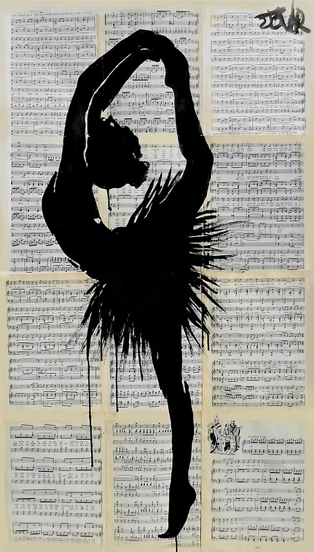 "demi pointe" by Loui Jover | Redbubble