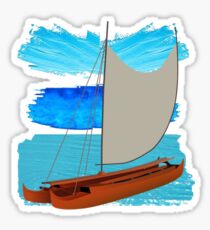 Outrigger Canoe Stickers | Redbubble