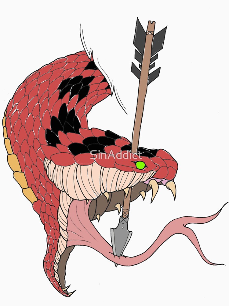 " Arrow Snake head" T-shirt by SinAddict | Redbubble