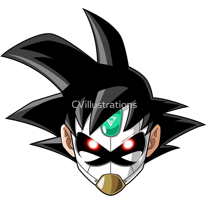"The Masked Saiyan" by CVillustrations | Redbubble