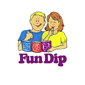 "Fun Dip" Sticker for Sale by Retro Active | Redbubble