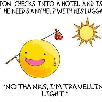 "A Photon Travelling Science Joke" iPad Case & Skin for Sale by ...