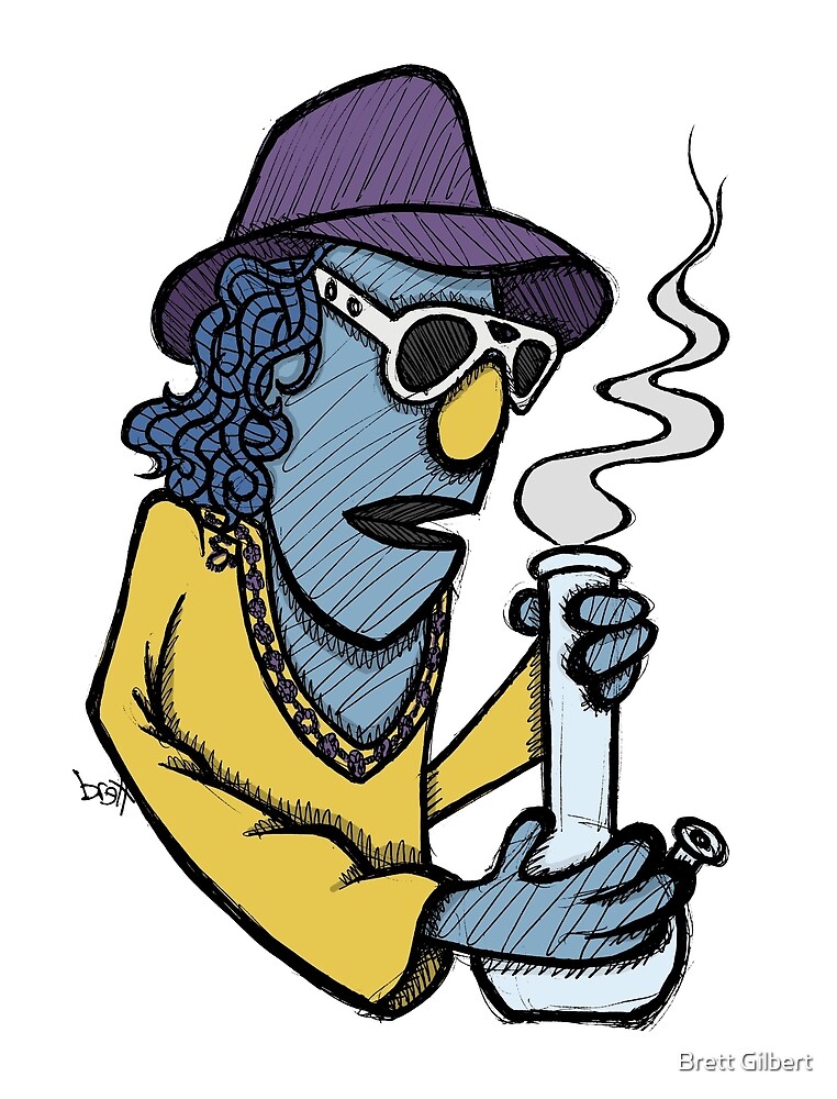 "Zoot Smoking Weed" by Brett Gilbert | Redbubble