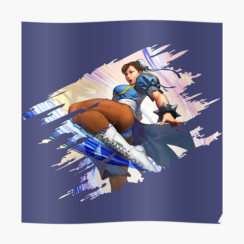 "Chun Li" Poster von Miausita | Redbubble