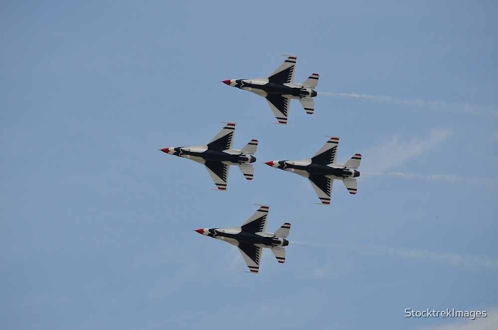 "The U.S. Air Force Thunderbirds fly in formation." by StocktrekImages ...