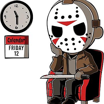 "Friday 12th Funny Halloween Horror Movie Humor" Poster for Sale by ...