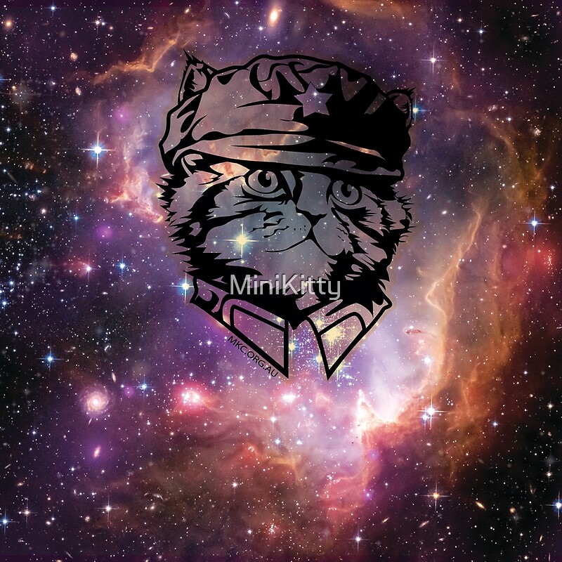 "General Mittens - Space" by MiniKitty | Redbubble
