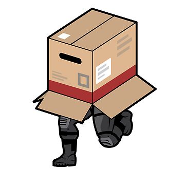 "Solid Snake Sneaking in Box - Metal Gear Solid 1" iPad Case & Skin for ...