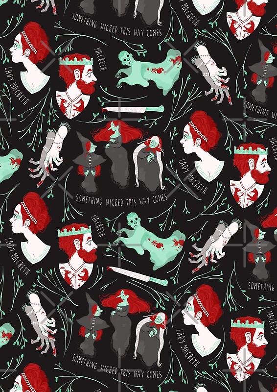 "Shakespearean pattern - Macbeth" by Fabio Mancini | Redbubble