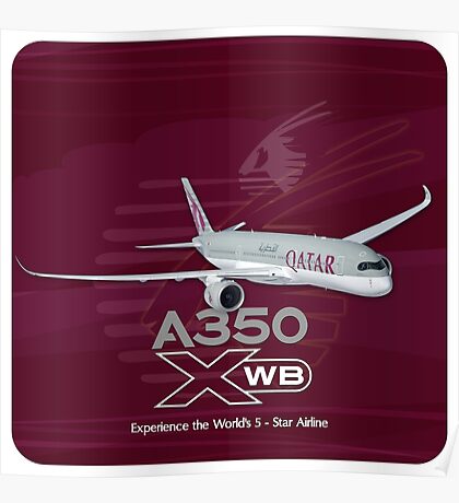 Airbus A350 Posters | Redbubble