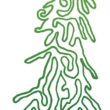 "Squiggle Tree" Sticker for Sale by amyhuidesigns | Redbubble