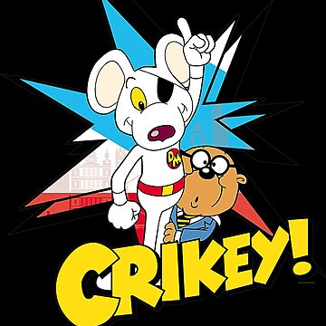 "Danger Mouse DM Crikey!" Sticker for Sale by gracicintire | Redbubble