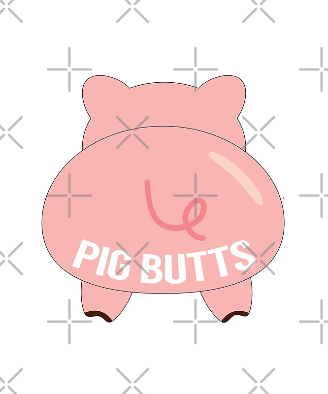 "I Like Pig Butts Funny BBQ Pork Lover Grill Gift" by JapaneseInkArt ...