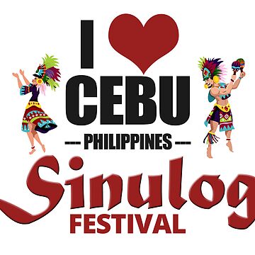 "Cebu Philippines - I Love Sinulog" Art Board Print for Sale by Tatzki ...