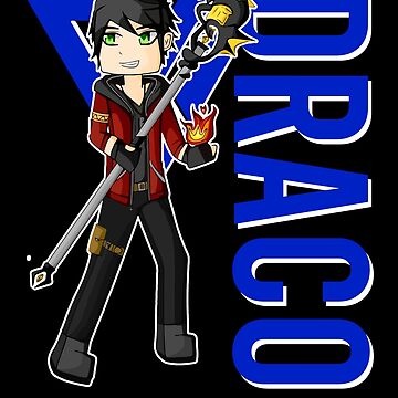 "Draco Itsfunneh Funneh Krew Dog gamer fan art 2022" Art Print for Sale ...