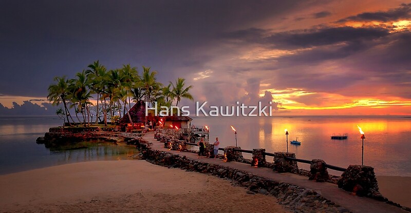 "0713 Wicked Walu Sunset - Fiji" by Hans Kawitzki | Redbubble
