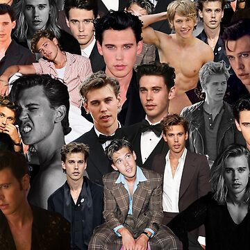 "Austin Butler photo collage " Throw Pillow for Sale by mahmoudrakha ...