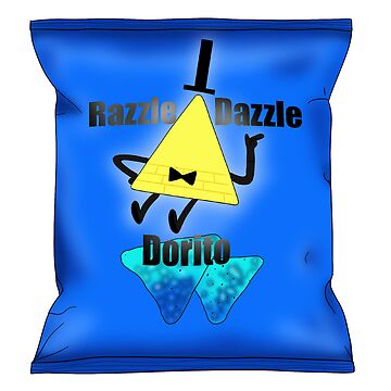 "Razzle Dazzle Dorito" Sticker for Sale by newjkrowling | Redbubble