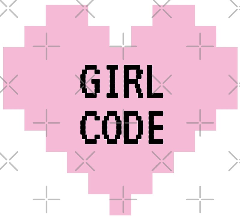 "GIRL CODE" by MadEDesigns | Redbubble