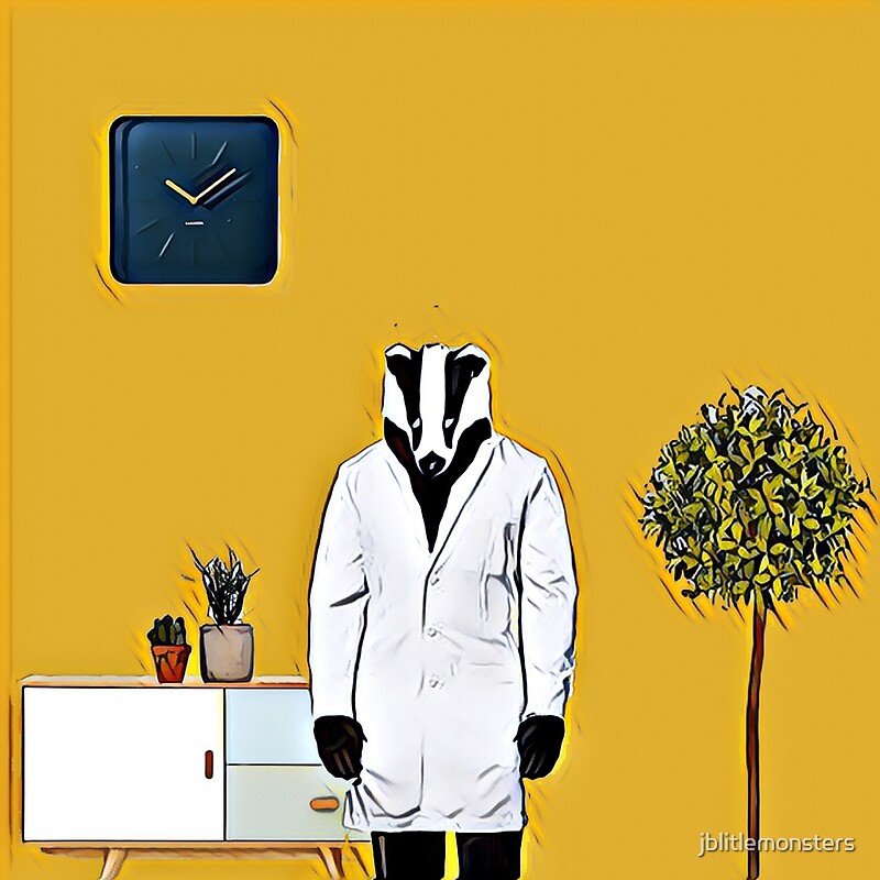 «Doctor Badger» de jblittlemonsters | Redbubble