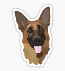 German Shepherd Stickers | Redbubble