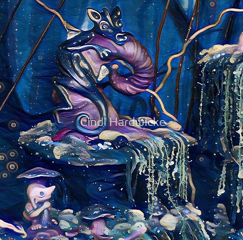"Baby Bat Dragon of the Mystic Realm" by Cindi Hardwicke | Redbubble