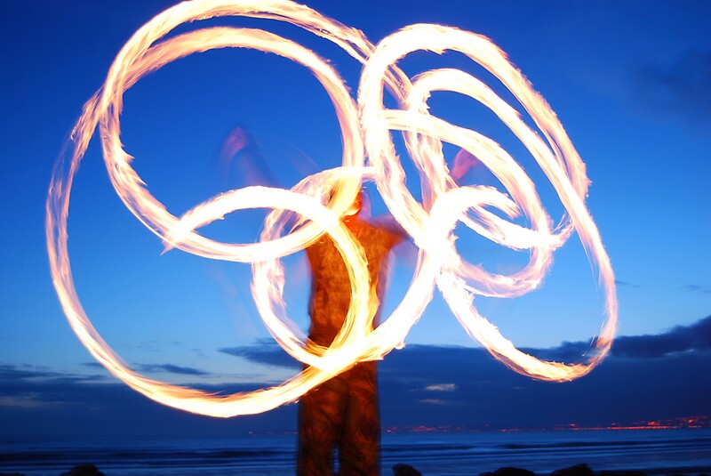 "windmill fire poi ," by cool3water | Redbubble
