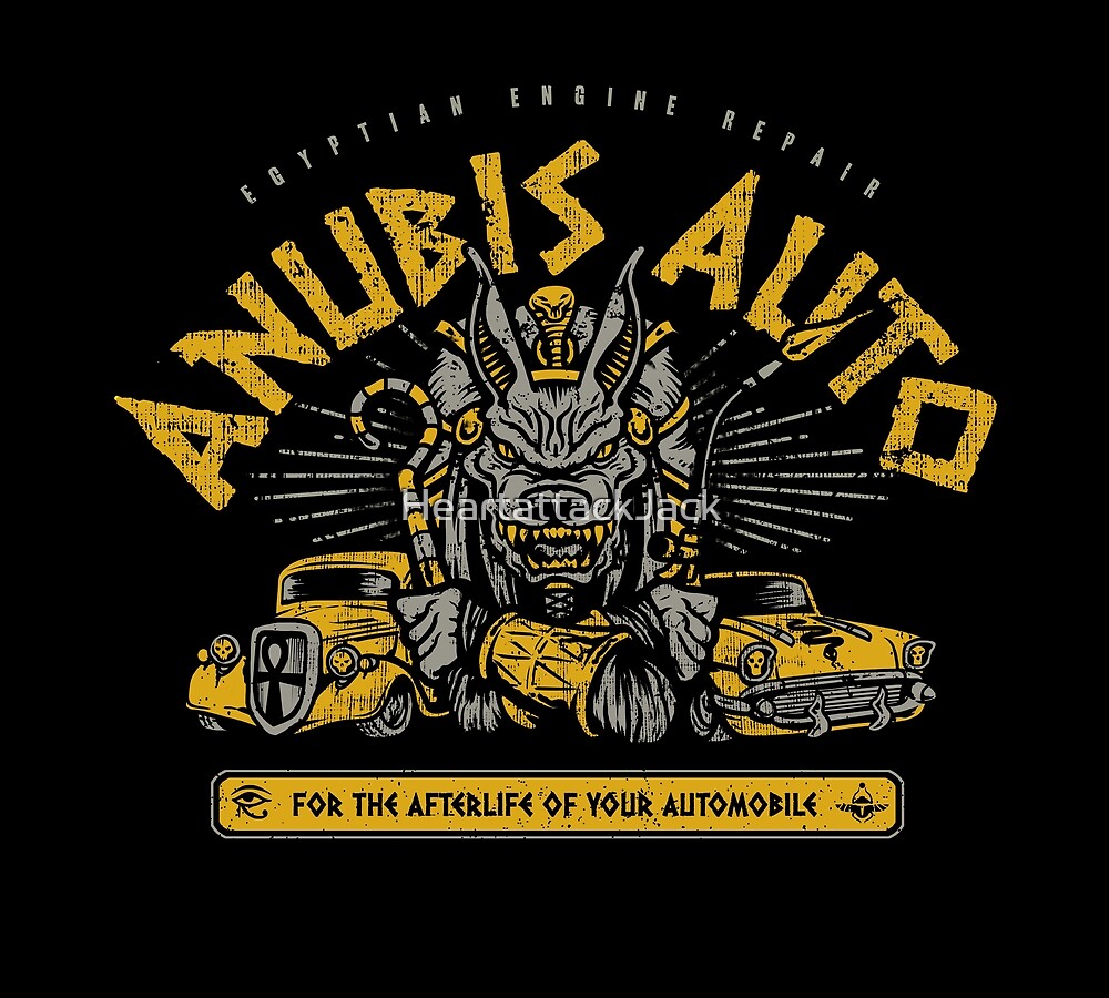 "Anubis Auto" by HeartattackJack | Redbubble