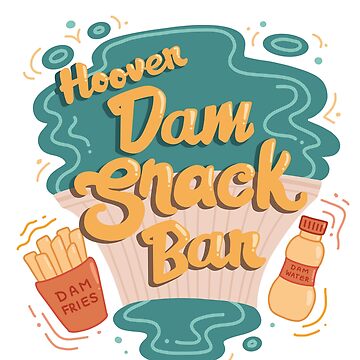 "Dam snack bar" Sticker for Sale by Mac-and-noodles | Redbubble