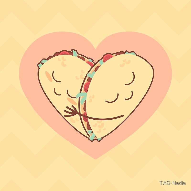 "Let's taco-bout you and me" by Heather Leigh Clark | Redbubble
