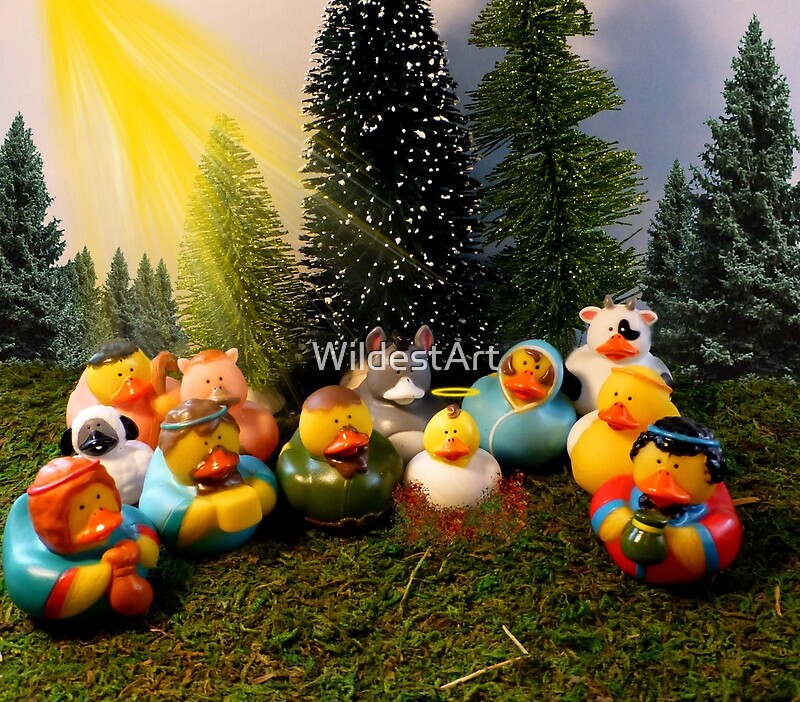 "Rubber Duckie Nativity" by WildestArt | Redbubble