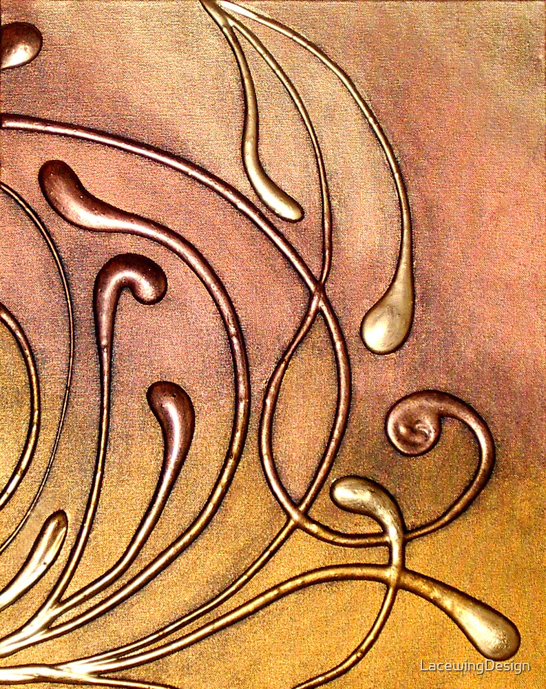 "ABSTRACT BOTANICAL NOUVEAU COLLECTION" by LacewingDesign | Redbubble