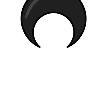 "Negamoon" Sticker for Sale by meatballhead | Redbubble