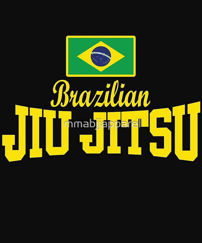 "Flag Text BJJ - MMA BJJ Apparel" by mmabjjapparel | Redbubble