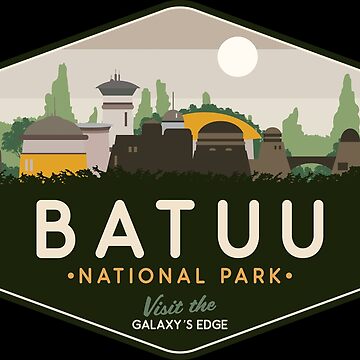 "Batuu - National Park" Sticker for Sale by magrodanny | Redbubble