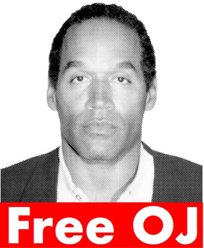 "Free OJ Simpson" by chasexhuston | Redbubble