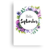 "Hello September - monthly cover for planners, bullet journals" by ...