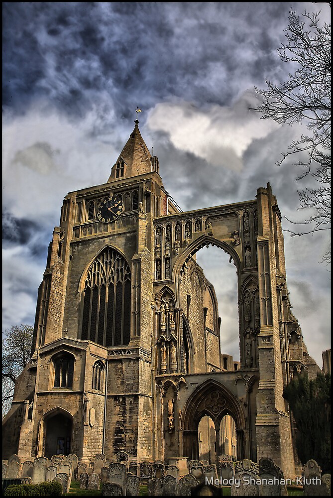 "Crowland Abbey" by Melody Shanahan-Kluth | Redbubble