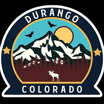 "Durango Colorado" Sticker for Sale by Road-tees | Redbubble