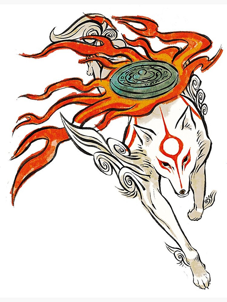 "Okami" Canvas Print by DeliriouStudios | Redbubble