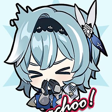 "Chibi Eula Genshin Impact Kawaii Sneeze" Kids T-Shirt for Sale by ...