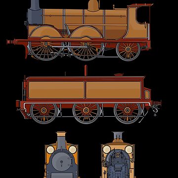 "LB & SCR B1 Class British Steam Train Locomotive British Steam Train Locomotive Gift" Essential ...