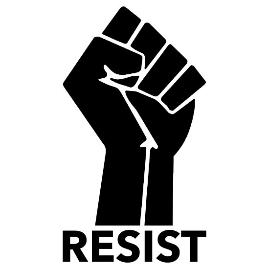"Raised Fist - RESIST" Posters by MikeTheGinger94 | Redbubble