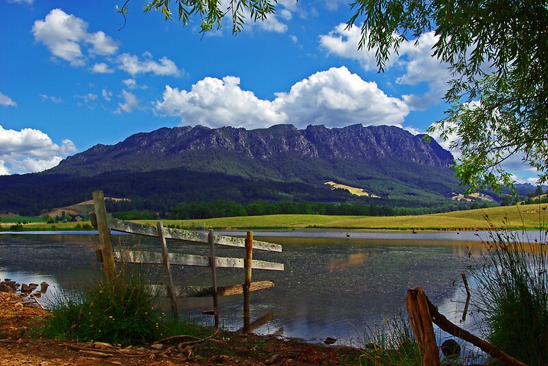 "Mount Roland" by Rhana Griffin | Redbubble