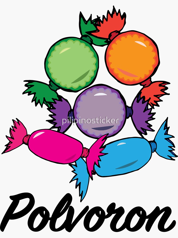 "Polvoron" Sticker by pilipinosticker | Redbubble