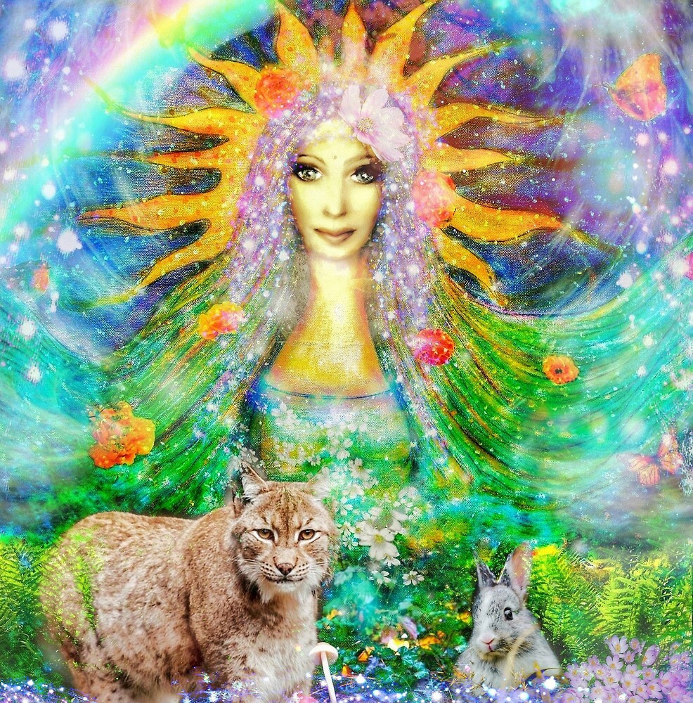 "Spring goddess" by Lilaviolet | Redbubble