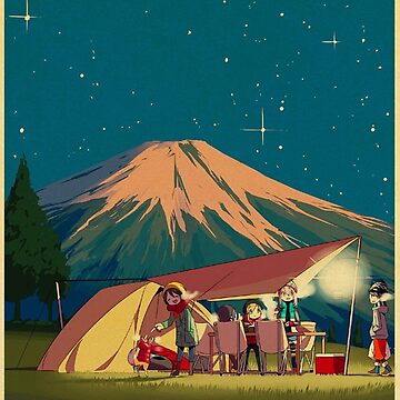 "Yuru Camp" Poster for Sale by zathworkart | Redbubble