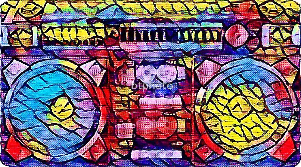 "Boombox Art" by btphoto | Redbubble